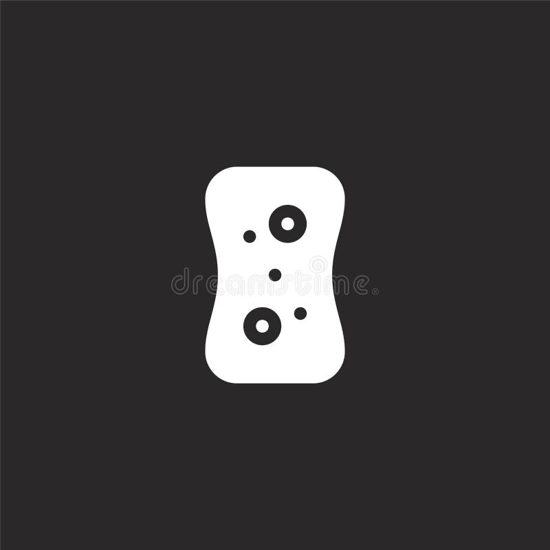 Sponge Icon. Filled Sponge Icon for Website Design and Mobile, App ...