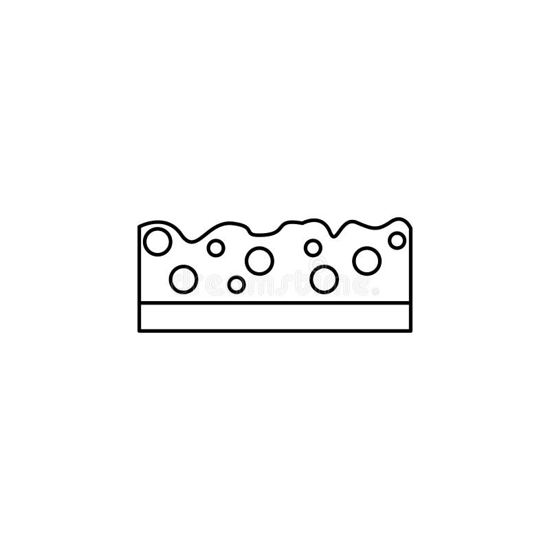 Sponge icon stock illustration. Illustration of white - 108563309