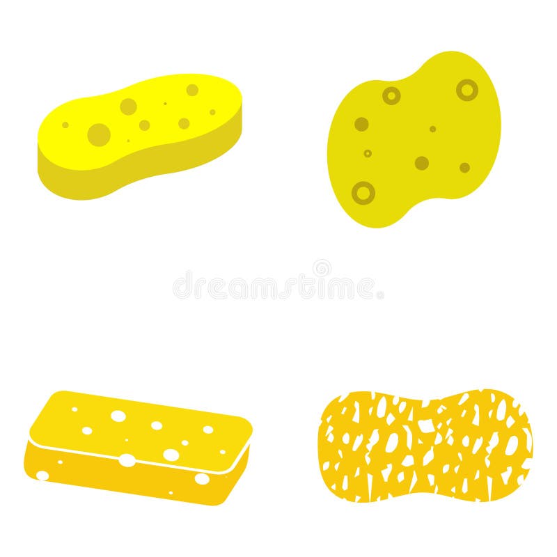 Sponge icon vector stock illustration. Illustration of home - 277944684