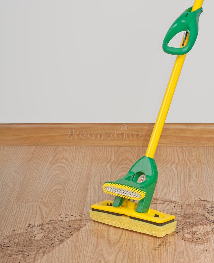 Sponge Mop stock image. Image of wipe, hardwood, dirt - 12618061
