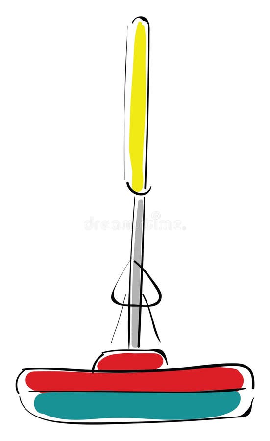Mop, Vector or Color Illustration Stock Vector - Illustration of ...