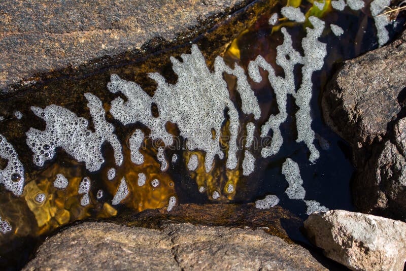 Sponge River Mountain and Rock Stock Photo - Image of area, flowing ...