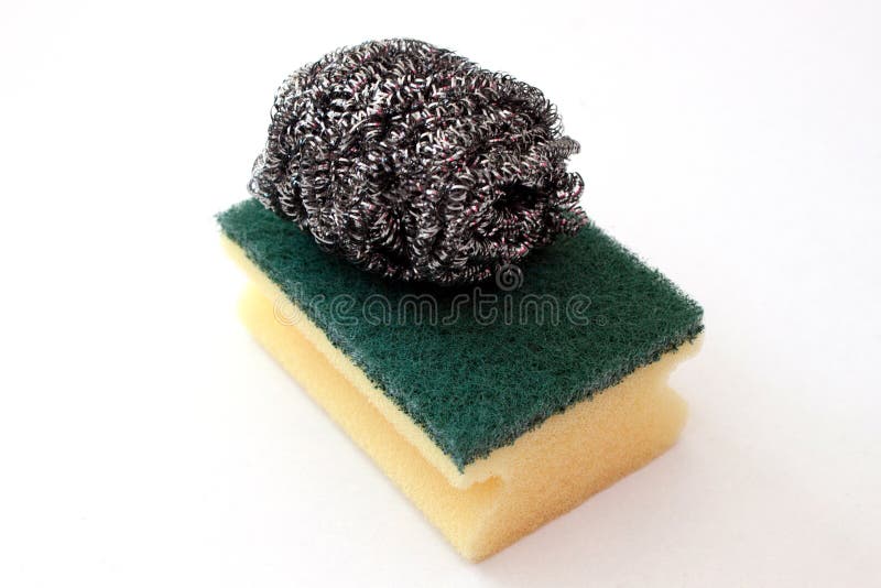 Sponge and scraper stock photo. Image of hygiene, cleaner - 54278182