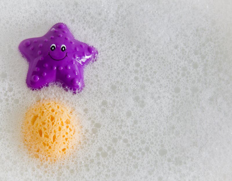 Sponge and star stock photo. Image of yellow, foam, cleansing - 28959506