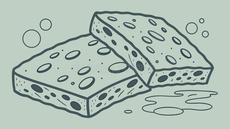 Sponge Texture Close,up, Porous Texture, Cleaning Sponge, Kitchen ...