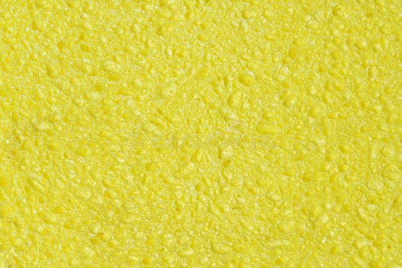 Sponge Texture of Yellow Color Closeup Stock Image - Image of material ...