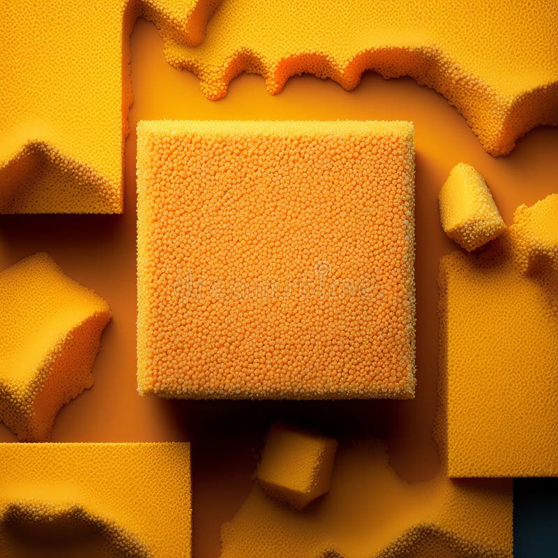 Sponge Textured Background (generative AI) Stock Illustration ...