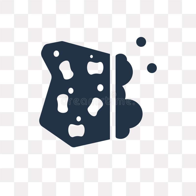 Sponge Vector Icon Isolated on Transparent Background, Linear Sp Stock ...