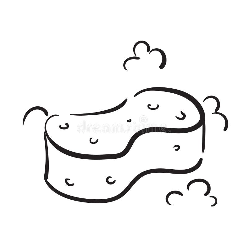 Sponge. Vector Illustration Decorative Design Stock Vector ...