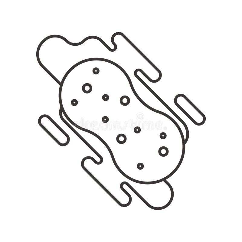 Sponge. Vector Illustration Decorative Design Stock Vector ...