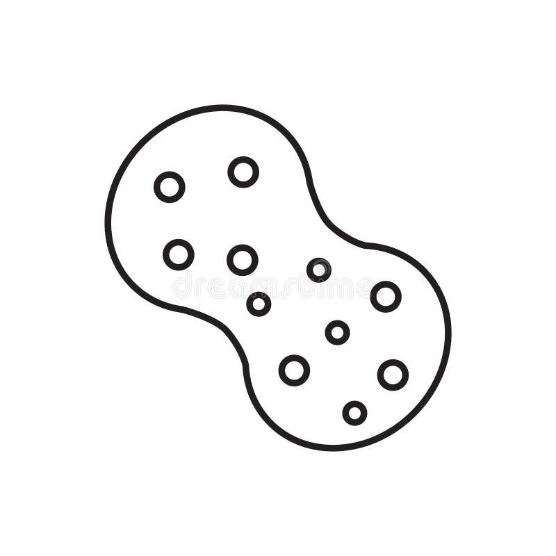 Sponge. stock vector. Illustration of line, linears - 192491464