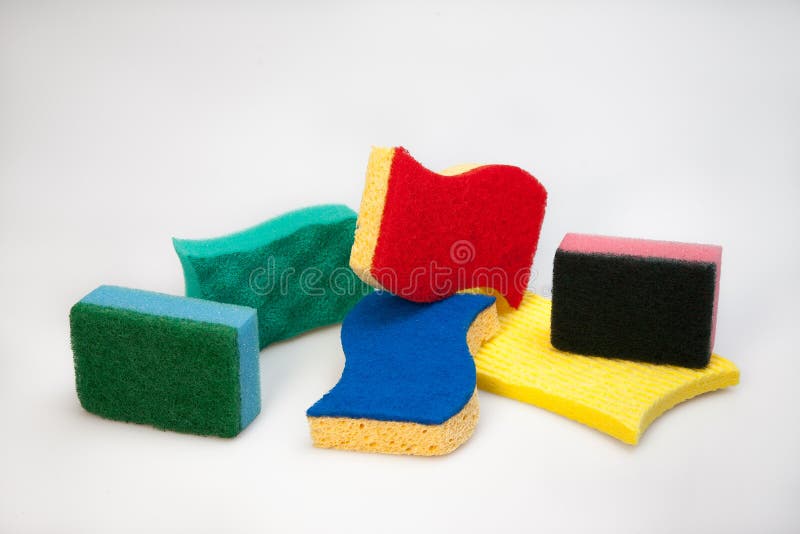 Sponges for dishes stock photo. Image of hygiene, cleaning - 39514012