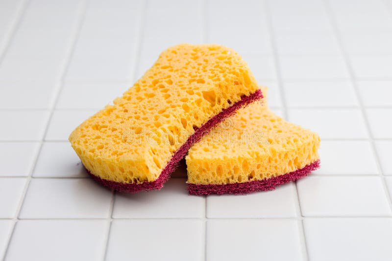 Sponges for washing dishes stock photo. Image of care - 276982944
