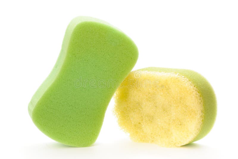 Spons stock afbeelding. Image of sanitair, vuil, geel - 10431751