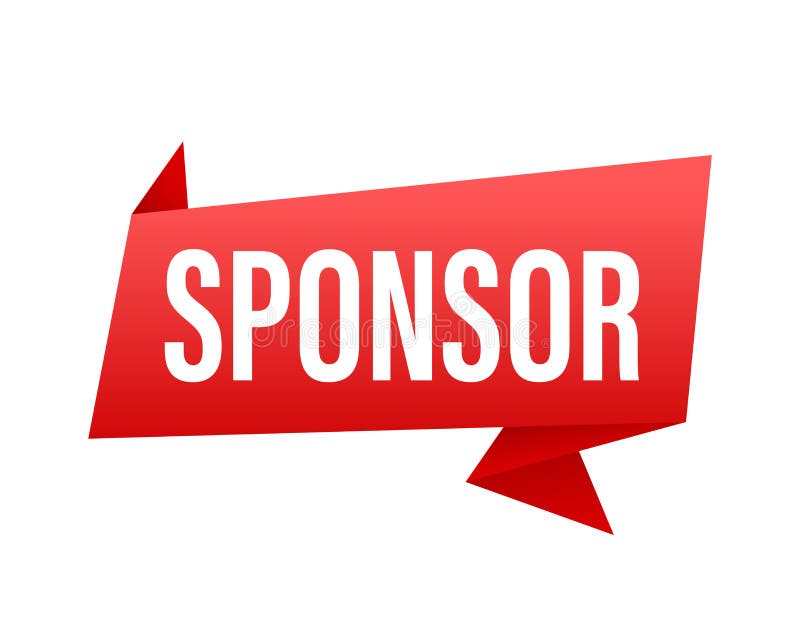 Sponsor Award Web Emblem. Vector Stock Illustration Stock Vector ...