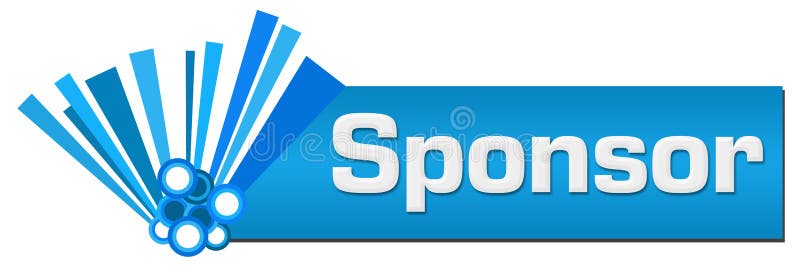 Sponsor Blue Square Grunge Isolated Stamp Stock Vector - Illustration ...