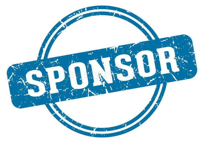 Sponsor stock vector. Illustration of label, sign, sticker - 124323775