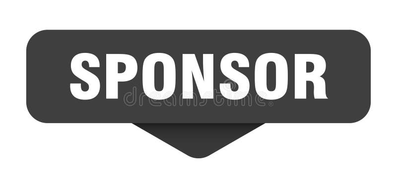 Sponsor sticker. stock vector. Illustration of price - 153273757
