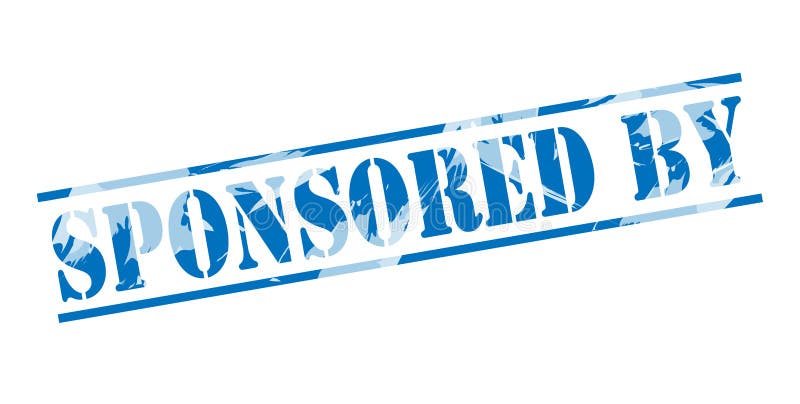 Sponsored by stock illustration. Illustration of miscellaneous - 109935894