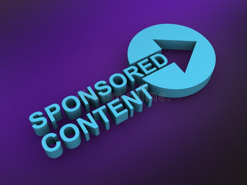 Sponsored Sign Stock Illustrations – 353 Sponsored Sign Stock ...