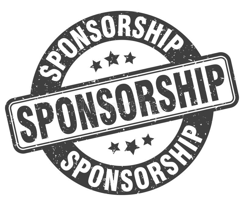 Sponsorship Stamp. Sponsorship Label. Round Grunge Sign Stock Vector ...