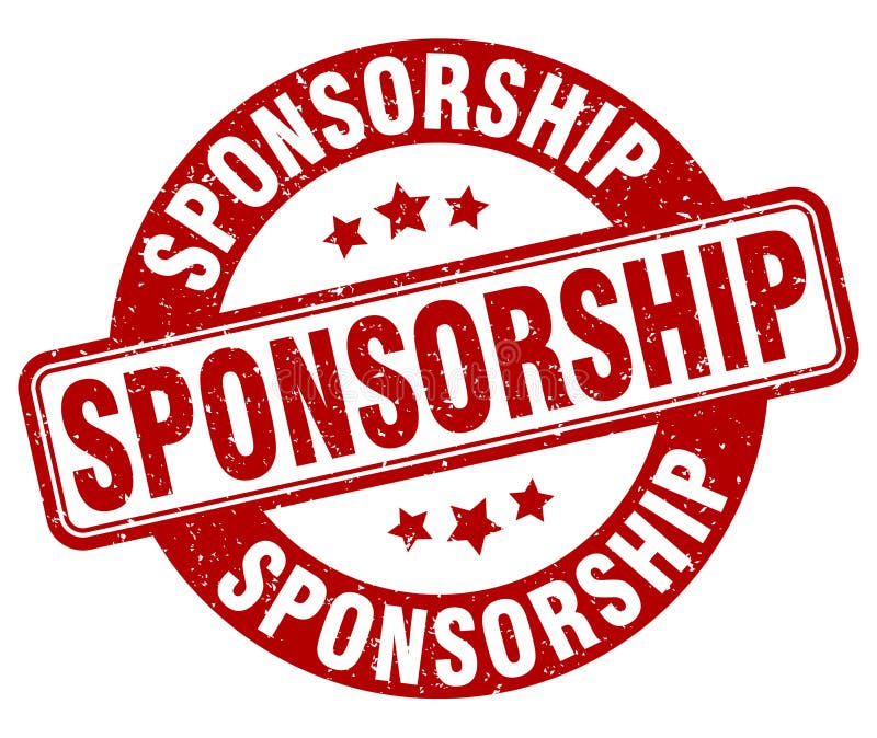 Sponsorship Stamp. Sponsorship Label. Round Grunge Sign Stock Vector ...