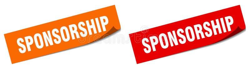 Sponsorship Sticker Stock Illustrations – 244 Sponsorship Sticker Stock ...