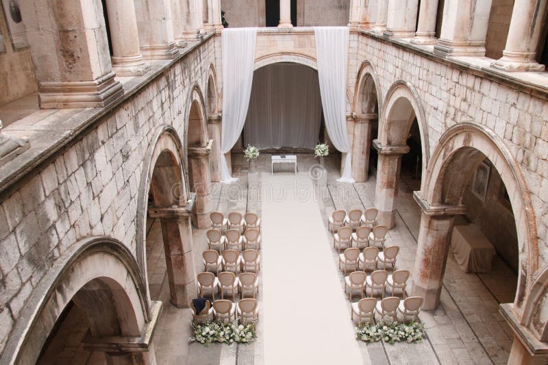 Sponza palace dubrovnik editorial stock image. Image of chairs - 306079669