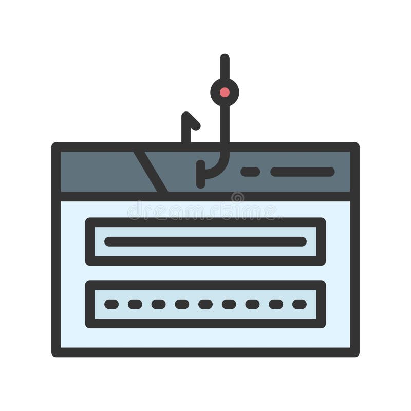 Spoofing Icon Image. stock vector. Illustration of cybercrime - 287228060