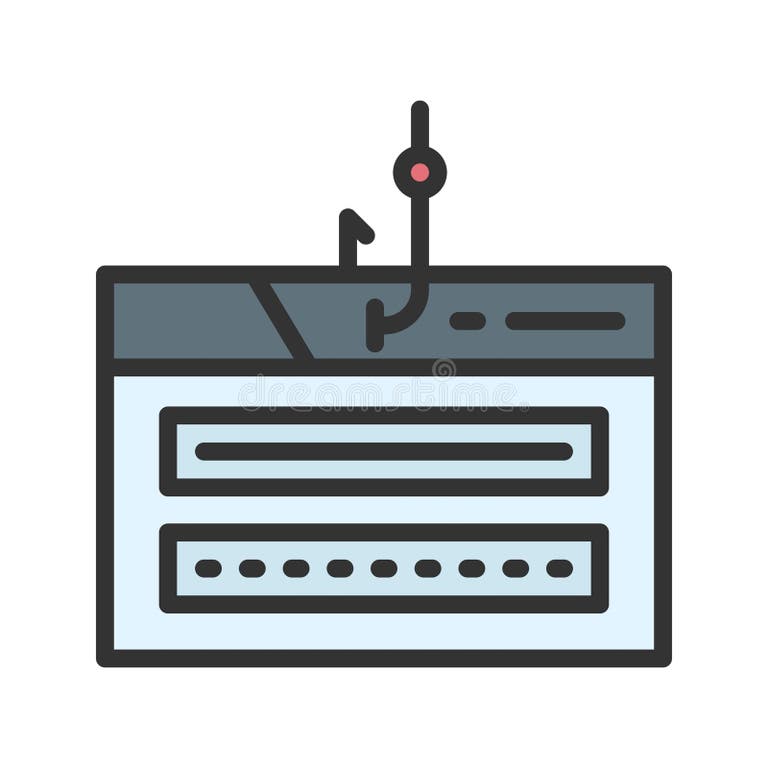 Spoofing Icon Image. stock vector. Illustration of cybercrime - 287228060