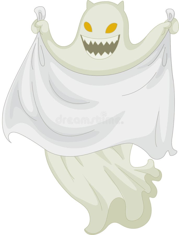 Spook vector illustratie. Illustration of spook, ziel - 11459806
