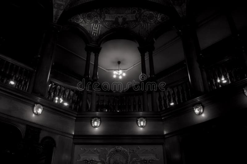 Spooky Balcony stock photo. Image of halloween, ghostly - 6102780