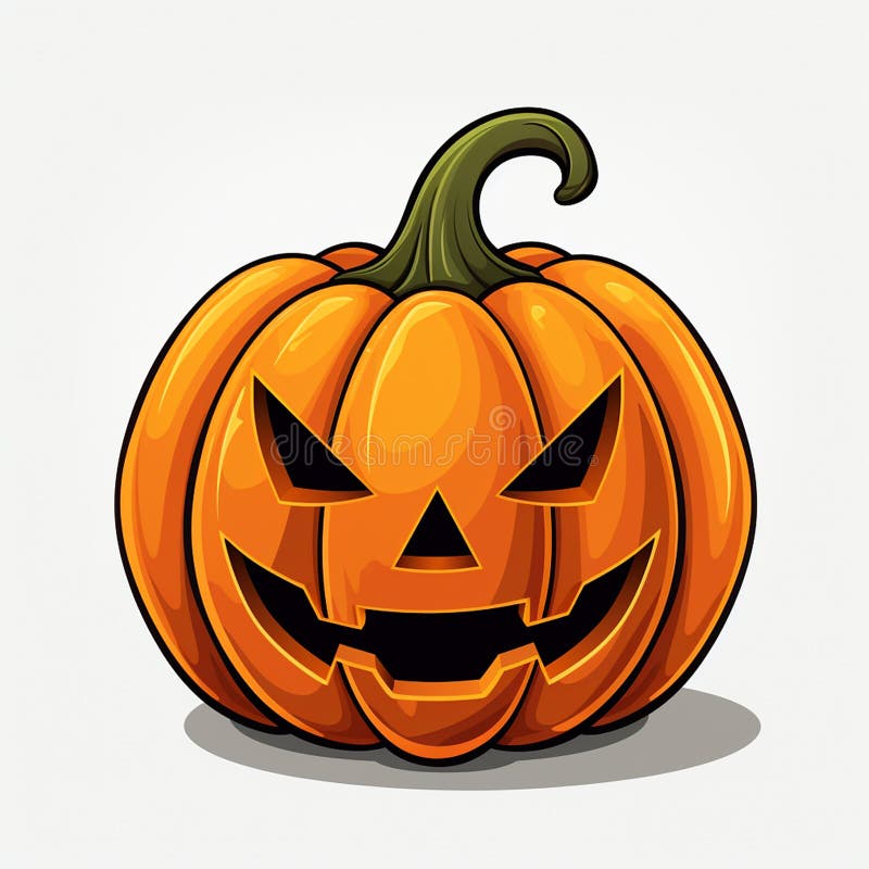 Spooky Black Cat Illustration Stock Illustration - Illustration of ...