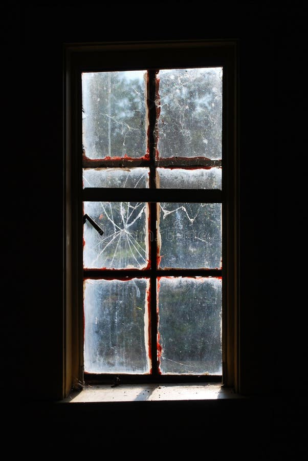 Spooky Broken Window stock photo. Image of dark, broken - 11248144
