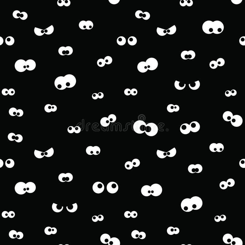Spooky Eyes. Vector Illustration Stock Vector - Illustration of evil ...