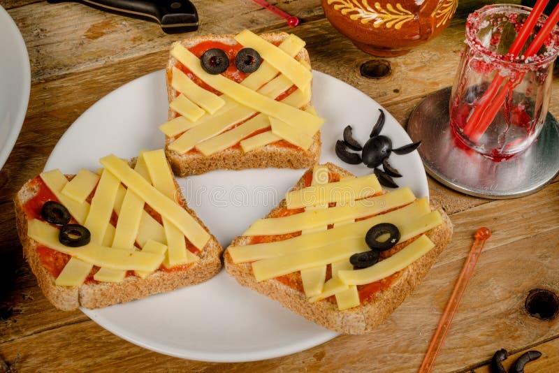 Spooky ghost appetizers stock image. Image of spook, childhood - 44377055