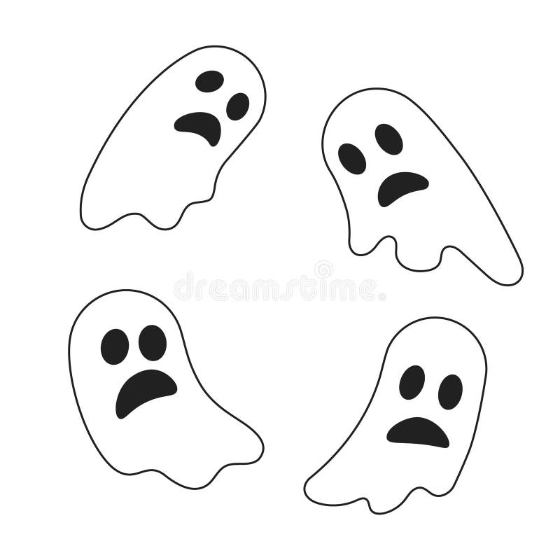Boo Minimalist Stock Illustrations – 103 Boo Minimalist Stock ...