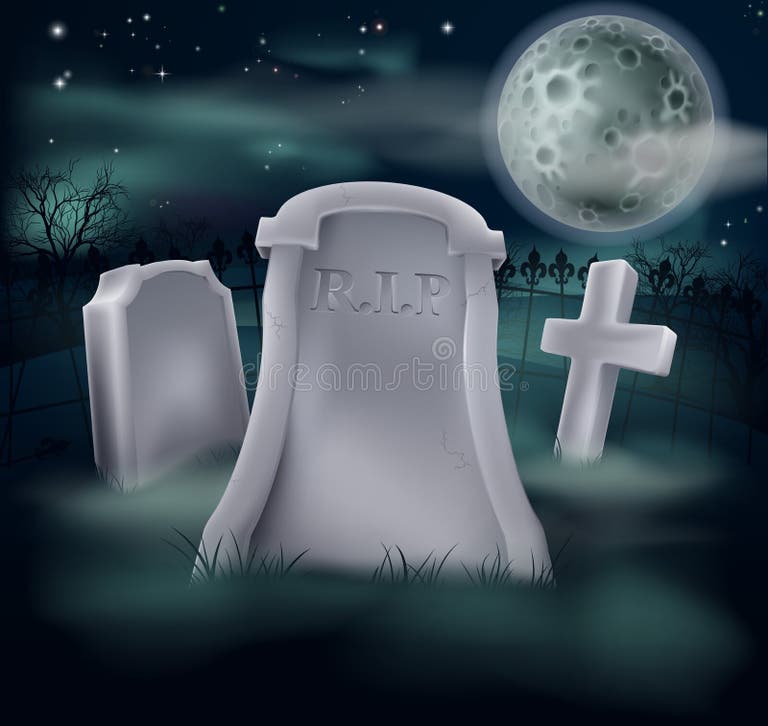 Spooky Cemetery Mist Stock Illustrations – 767 Spooky Cemetery Mist ...