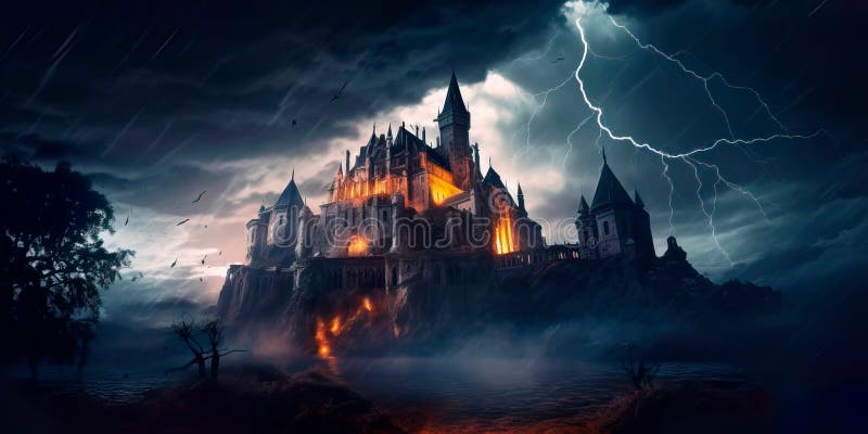 Haunted Mansion with Ghostly Apparitions, Creaking Doors, and ...