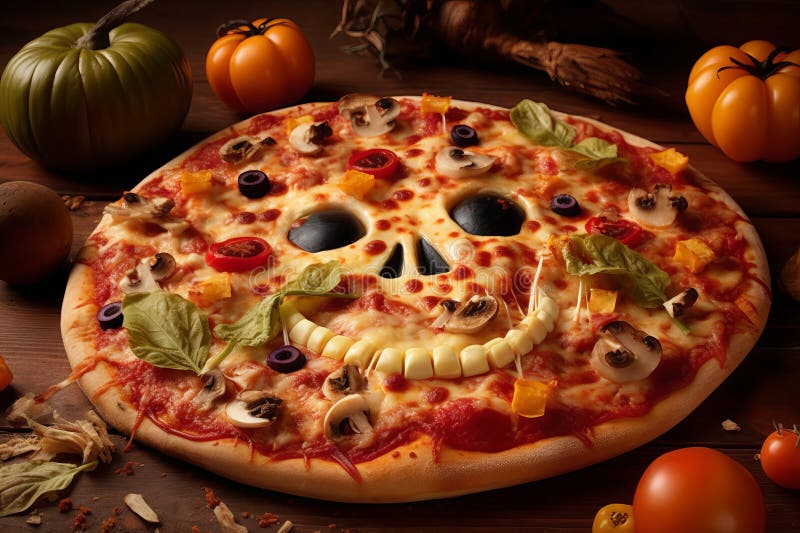 Spooky Pizza Stock Illustrations – 181 Spooky Pizza Stock Illustrations ...
