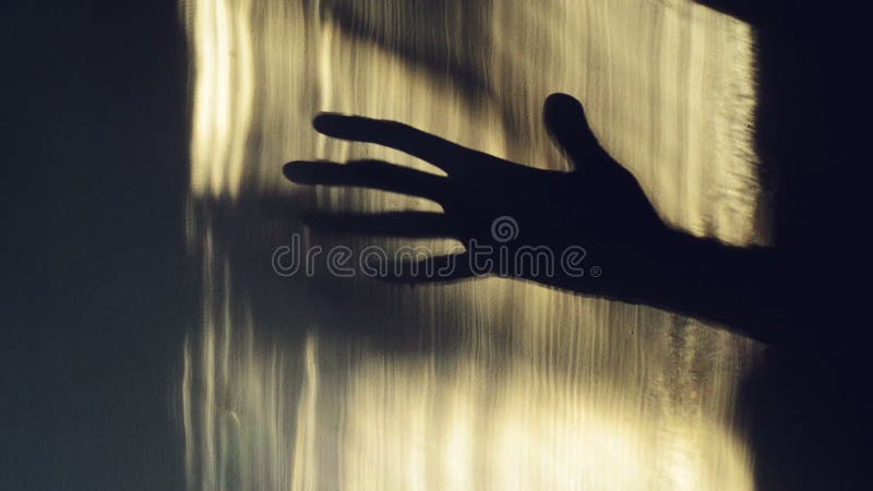 Spooky Hand Shadow Crawling on the Wall. Stock Footage - Video of dream ...