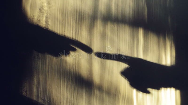 Spooky Hand Shadow Crawling on the Wall. Stock Footage - Video of dream ...