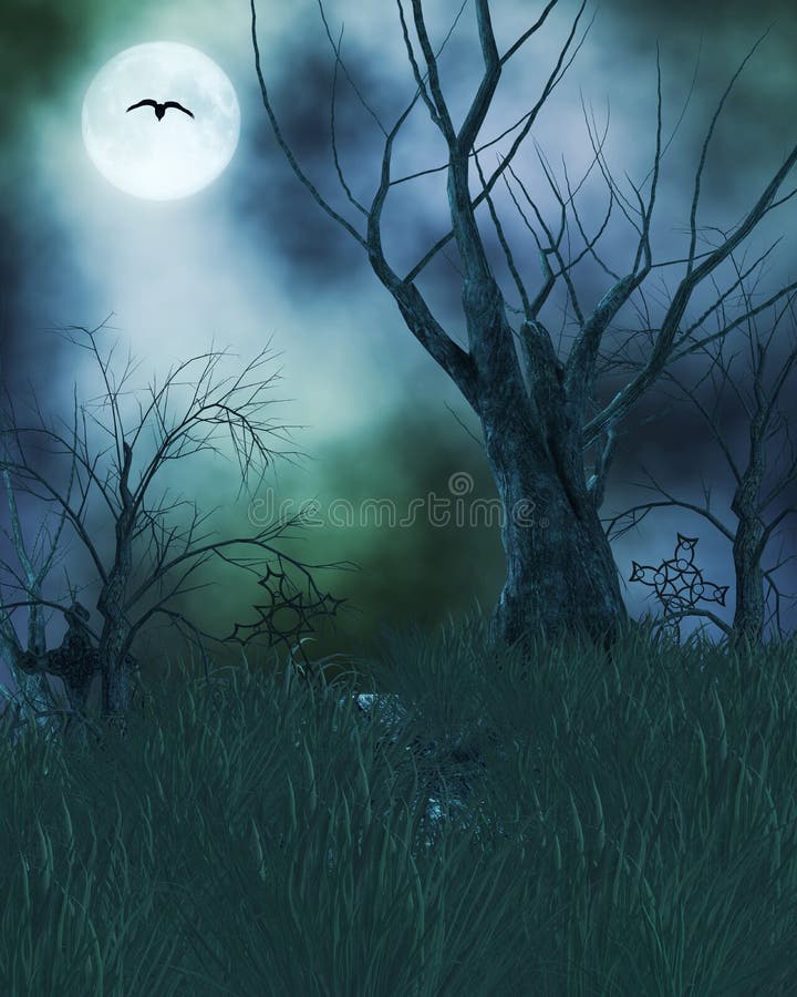 Spooky Background stock illustration. Illustration of scary - 7196840