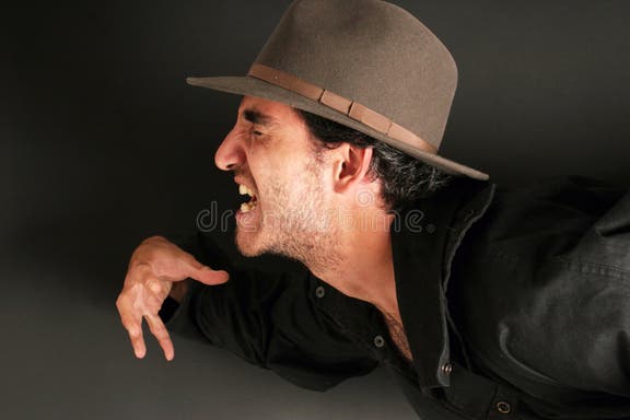 Spooky man stock photo. Image of caucasian, expression - 3101766