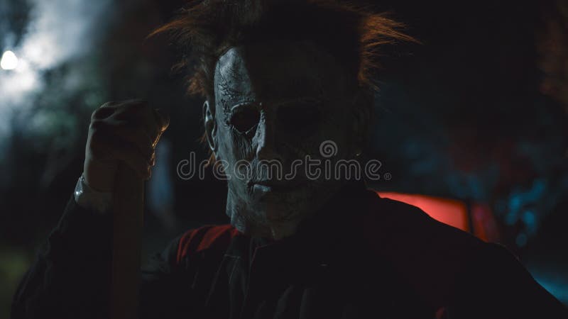 Spooky Man in the Dark Night Stock Image - Image of zombie, spooky ...