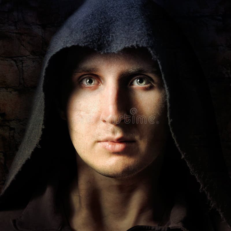Spooky man in hood stock image. Image of gothic, nightmare - 19212439