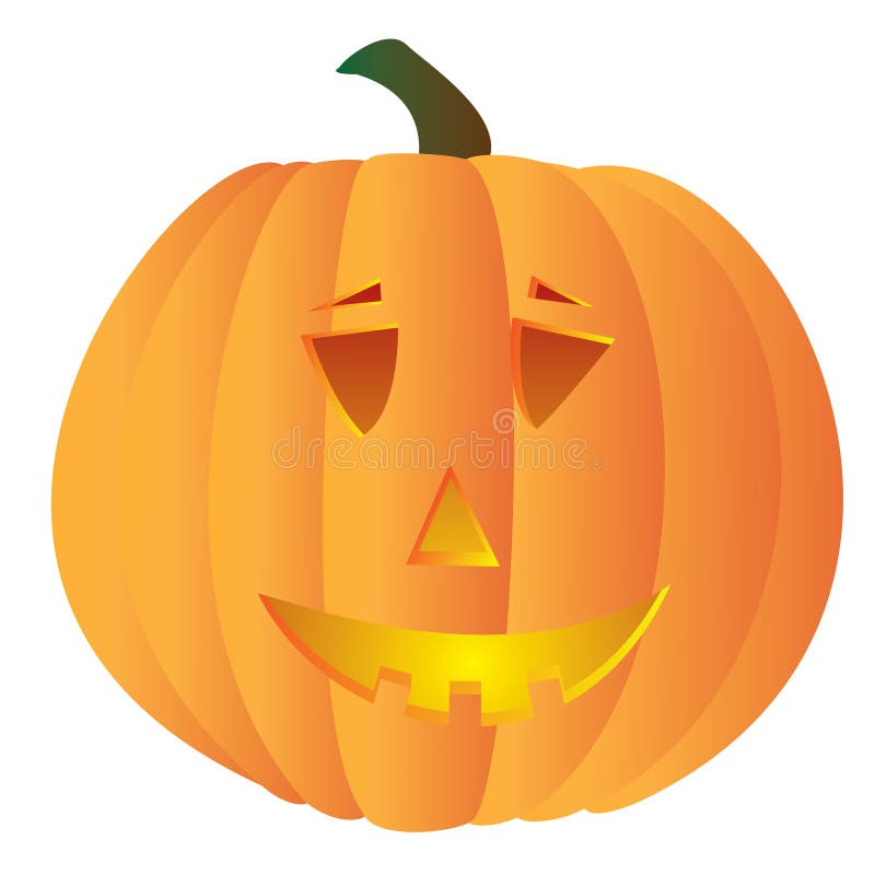 Spooky pumpkin stock illustration. Illustration of treat - 6247961