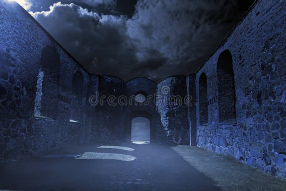 Spooky Ruins stock image. Image of frightening, dark - 27159907