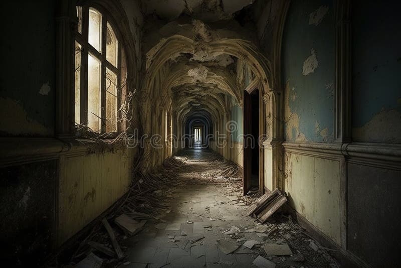 Space with Low Light . Horror Scene Stock Photo - Image of darkness ...