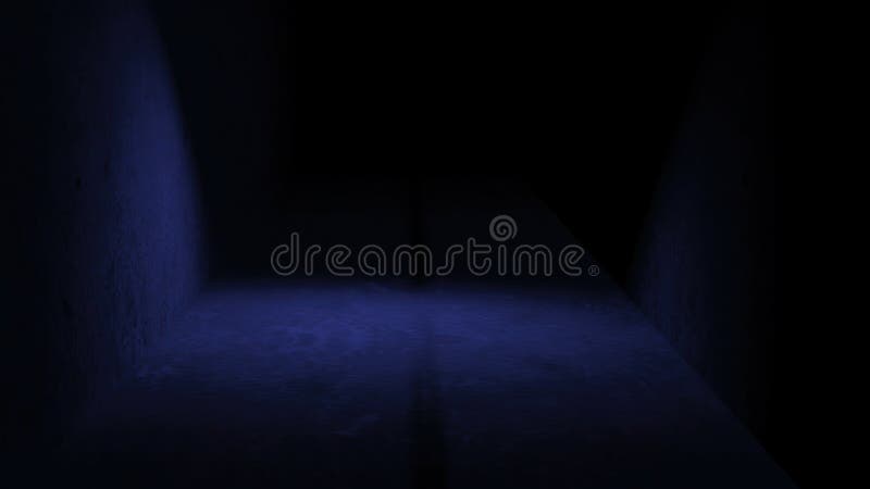 Spooky Space with Low Light Stock Image - Image of architecture, black ...